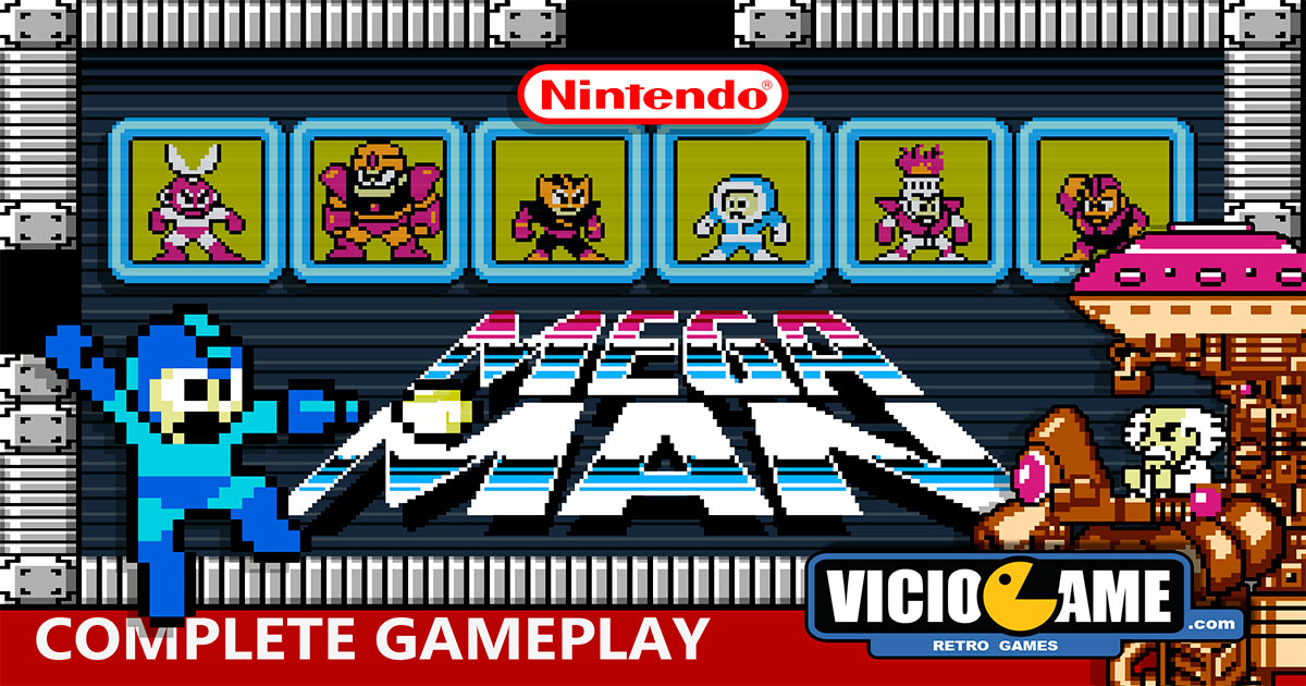 🎮 Mega Man (Nintendo) Complete Gameplay – VICIOGAME