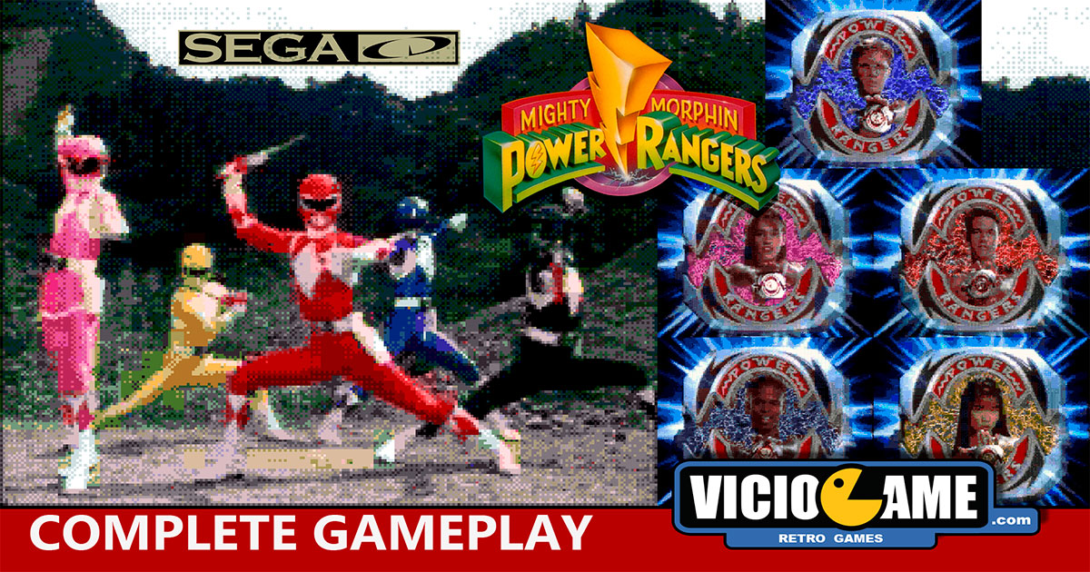 🎮 Power Rangers (Sega CD) Complete Gameplay – VICIOGAME