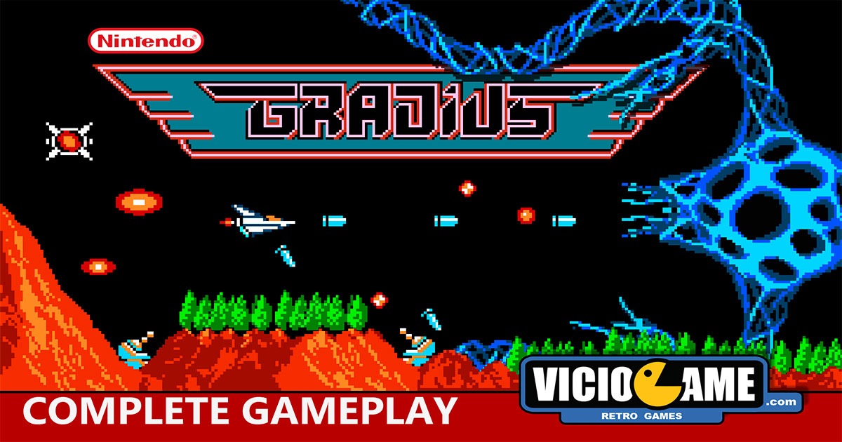 🎮 Gradius (Nintendo) Complete Gameplay – VICIOGAME