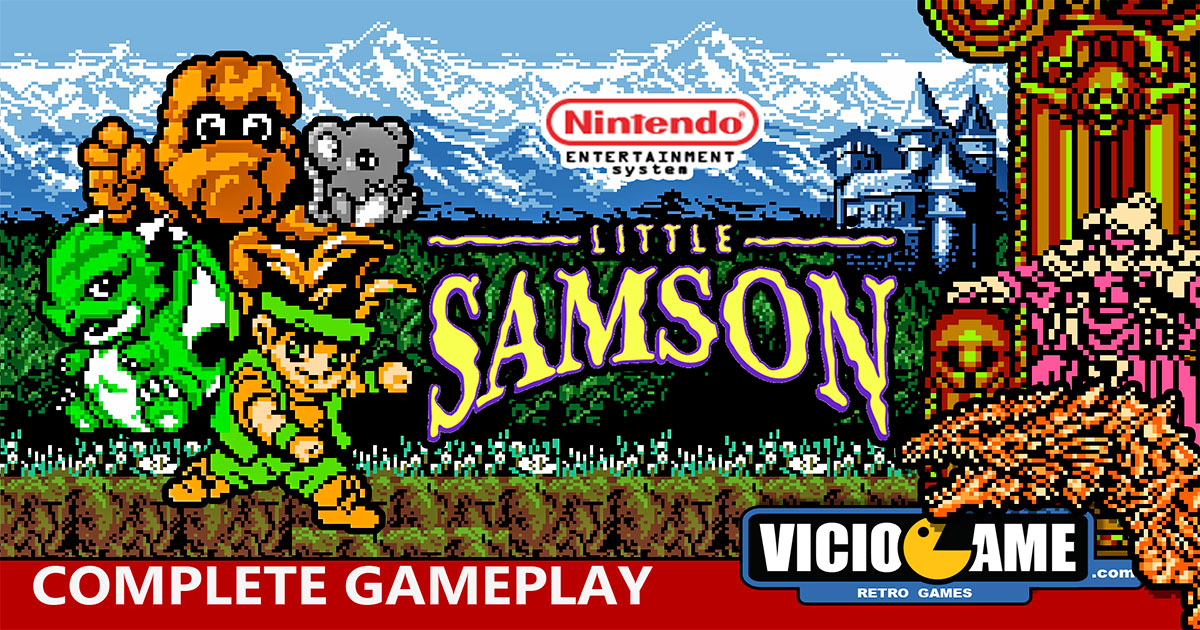 🎮 Little Samson (Nintendo) Complete Gameplay – VICIOGAME