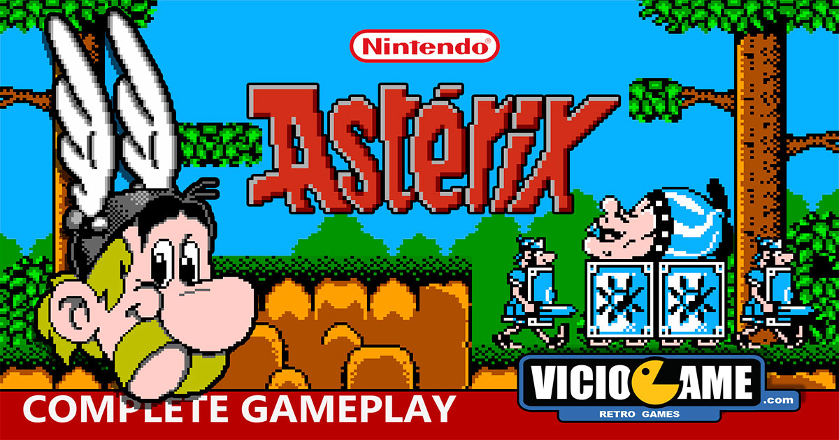 🎮 Asterix (Nintendo) Complete Gameplay – VICIOGAME
