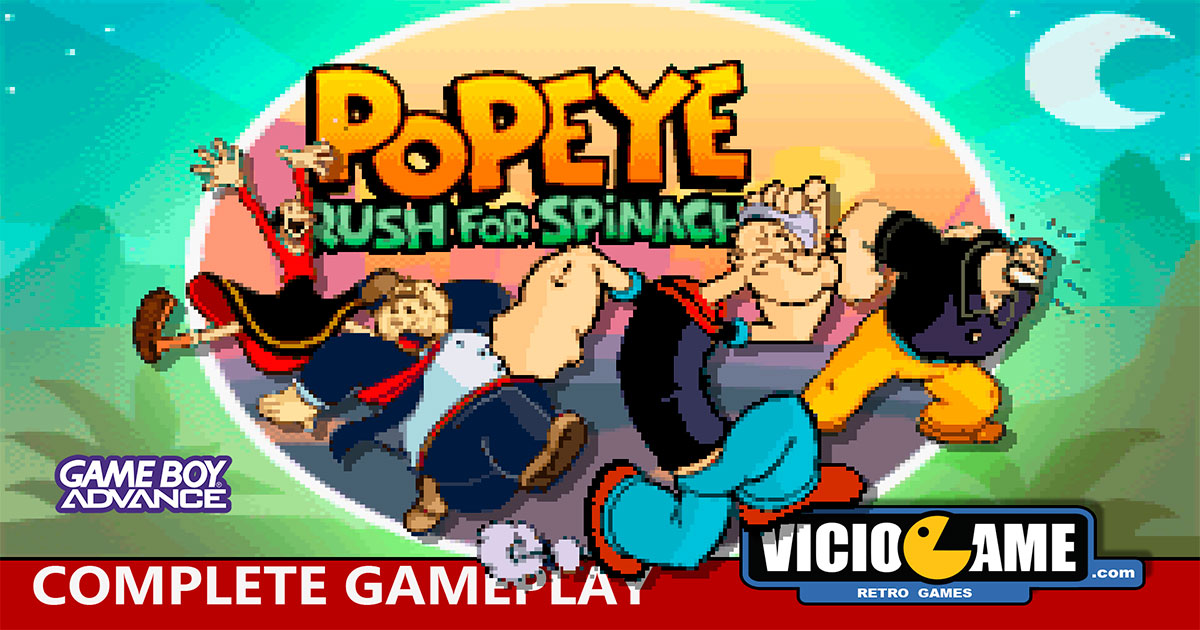 🎮 Popeye (Game Boy Advance) Complete Gameplay – VICIOGAME