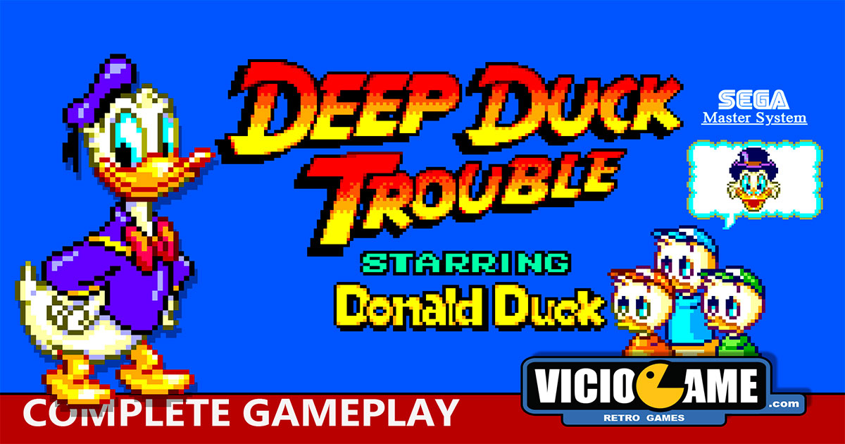 🎮 Deep Duck Trouble (Master System) Complete Gameplay – VICIOGAME