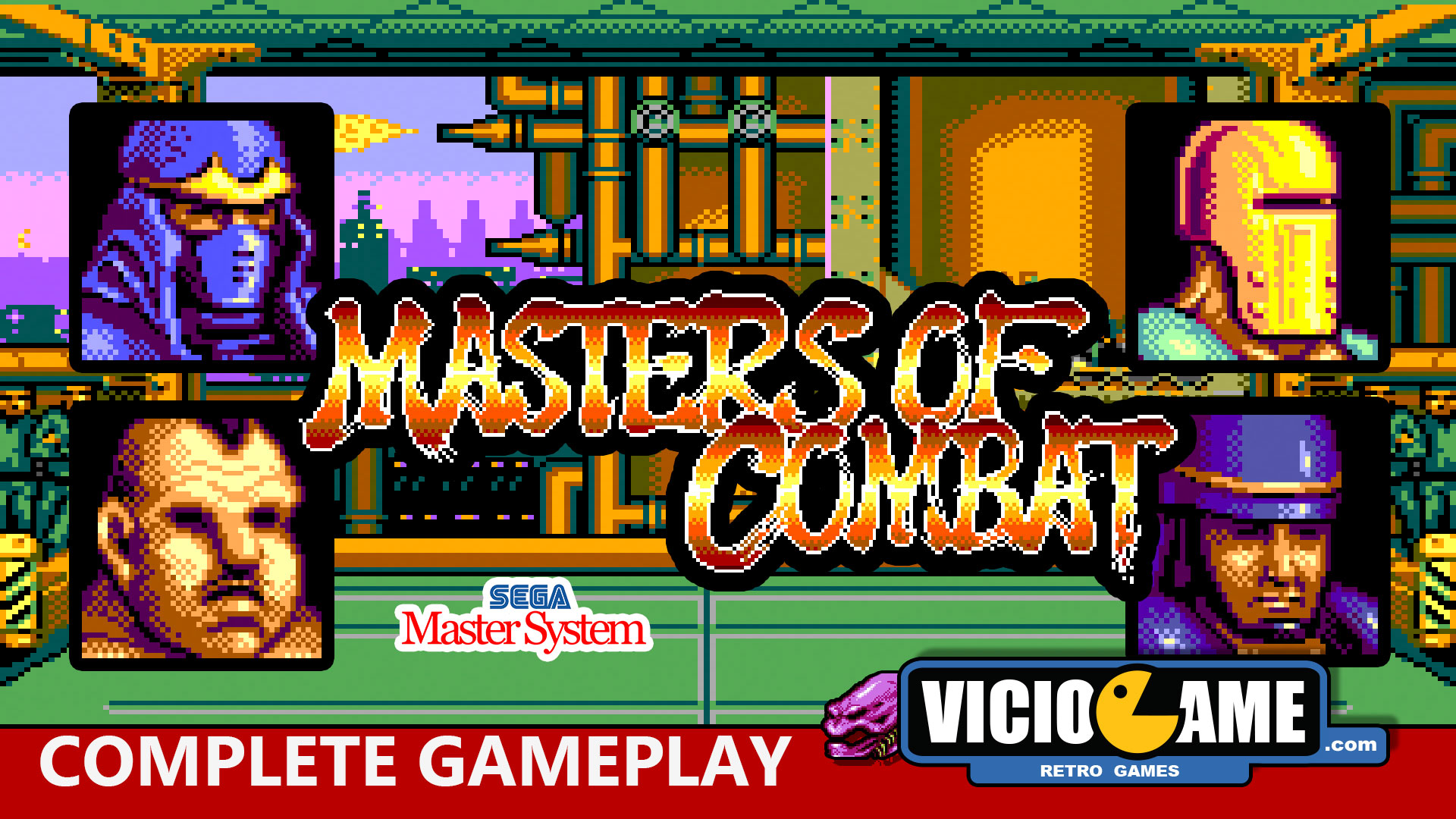 🎮 Masters of Combat (Master System) Complete Gameplay – VICIOGAME