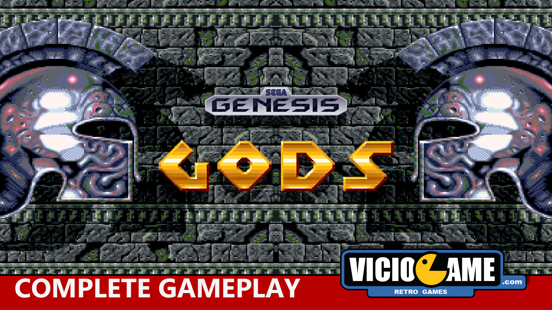🎮 Gods (Mega Drive) Complete Gameplay – VICIOGAME