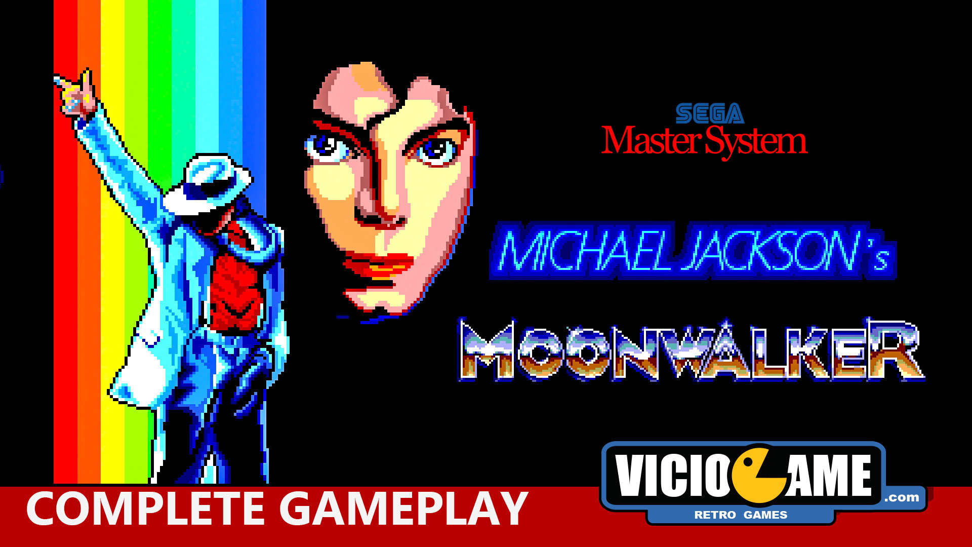 🎮 Michael Jackson’s Moonwalker (Master System) Complete Gameplay ...