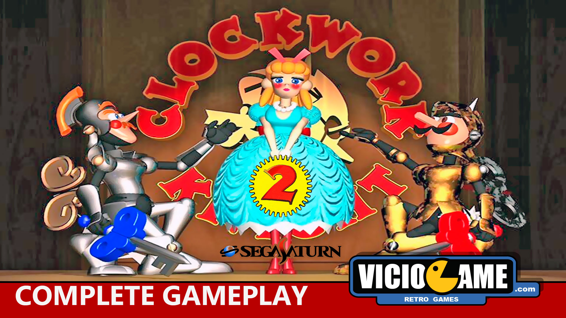 🎮 Clockwork Knight 2 (Sega Saturn) Complete Gameplay – VICIOGAME