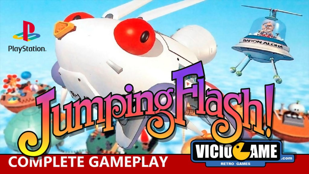 🎮 Jumping Flash! (PlayStation) Complete Gameplay – VICIOGAME