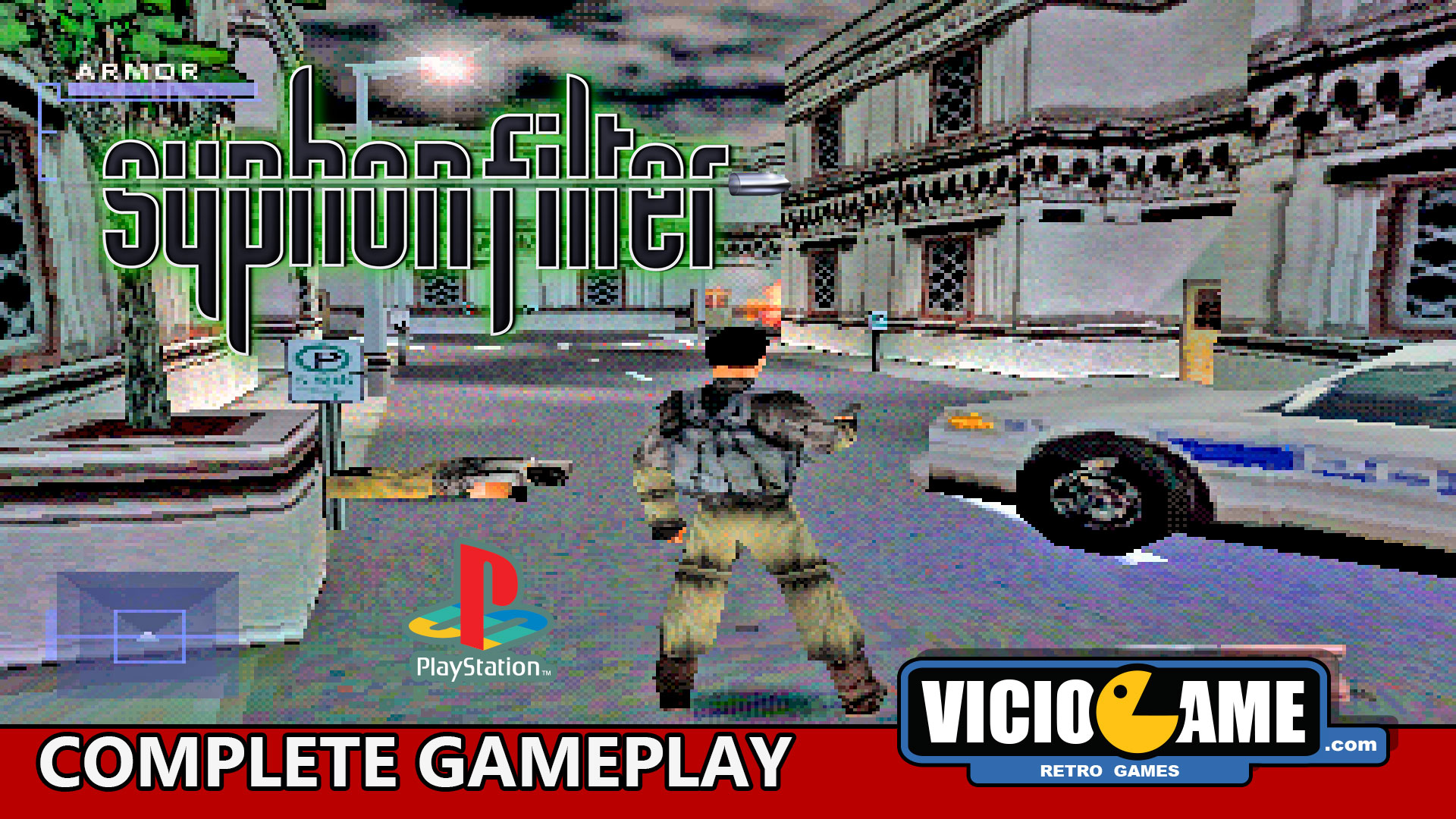🎮 Syphon Filter (PlayStation) Complete Gameplay – VICIOGAME
