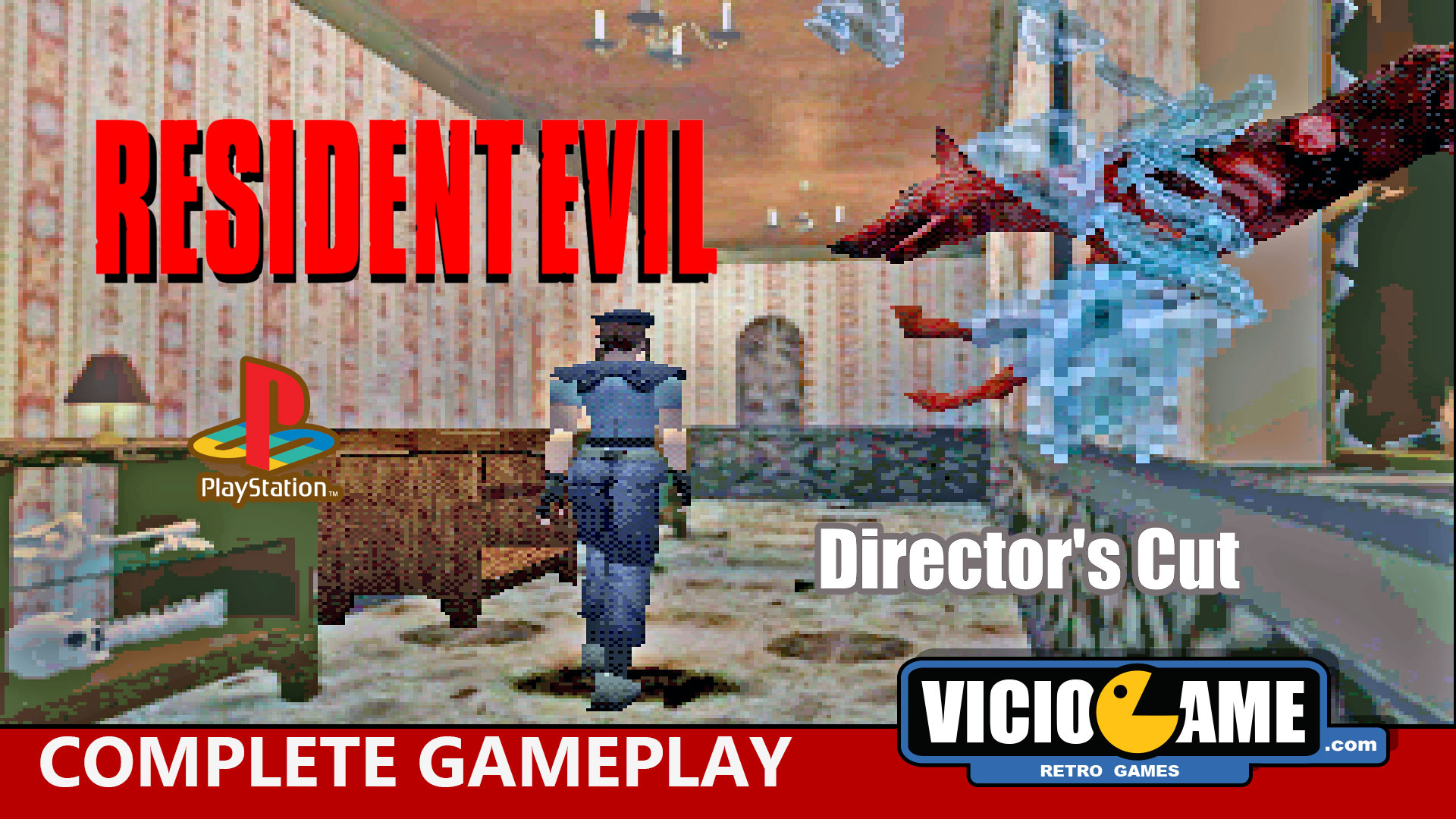 🎮 Resident Evil (PlayStation) Complete Gameplay – VICIOGAME