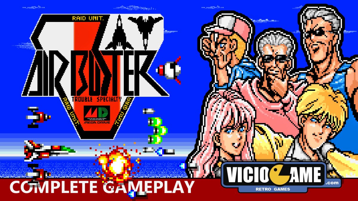 🎮 Air Buster (Mega Drive) Complete Gameplay – VICIOGAME