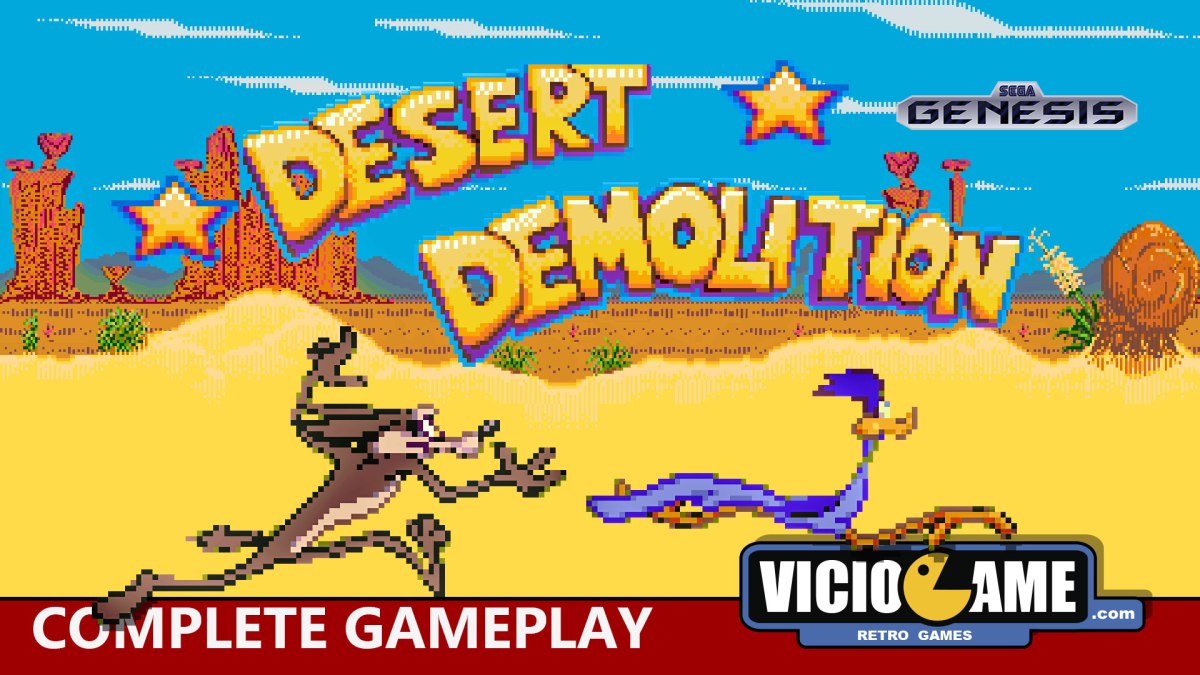 🎮 Desert Demolition (Mega Drive) Complete Gameplay – VICIOGAME