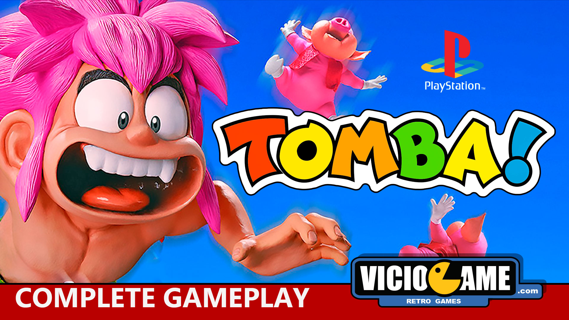 🎮 Tomba! (PlayStation) Complete Gameplay – VICIOGAME