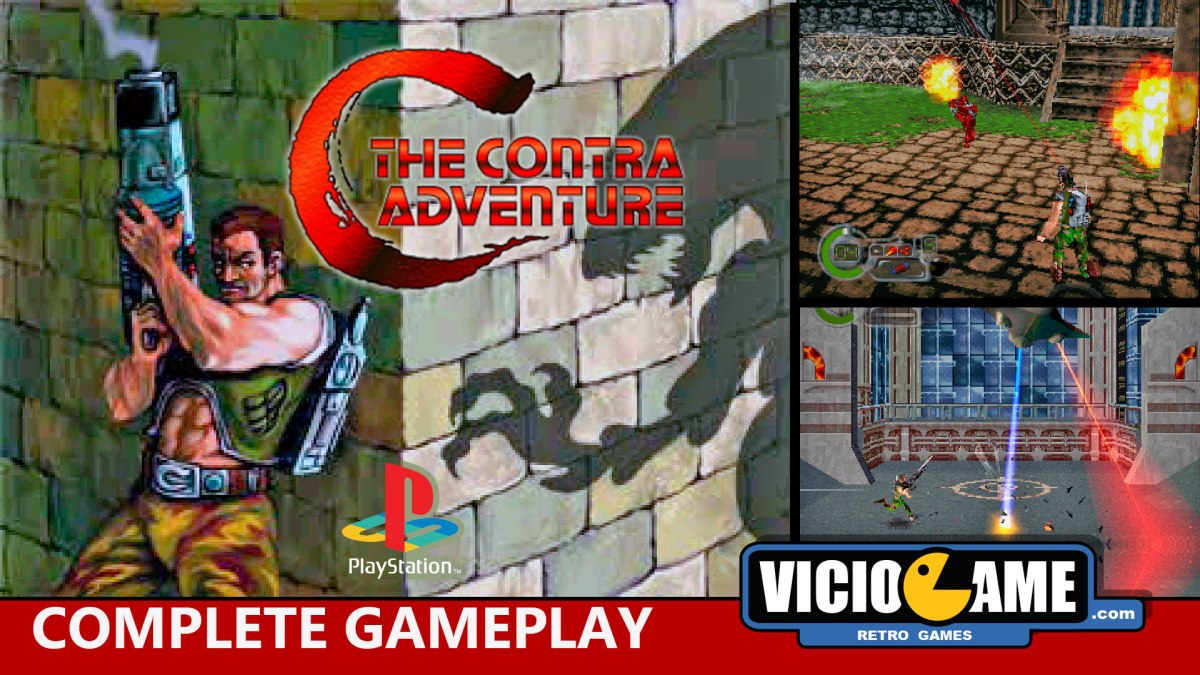 🎮 C: The Contra Adventure (PlayStation) Complete Gameplay – VICIOGAME