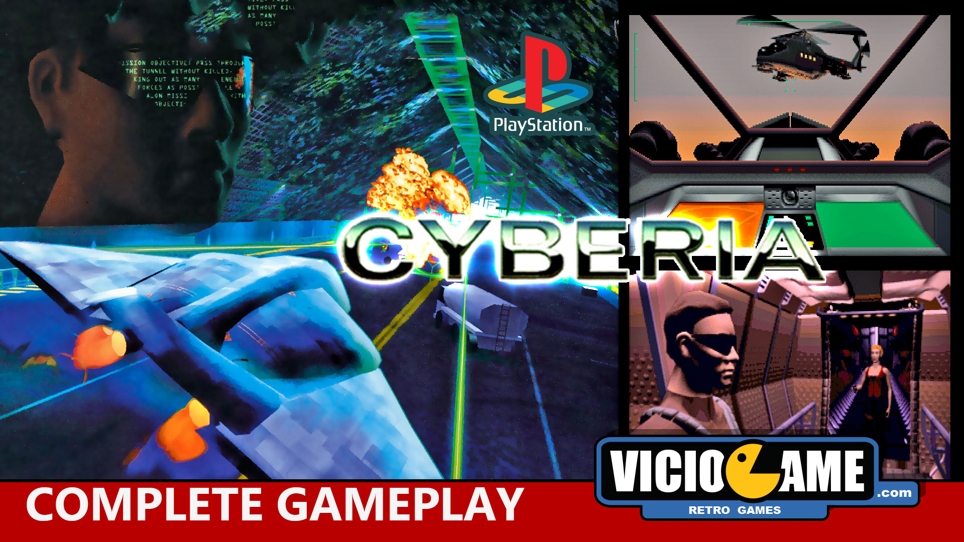🎮 Cyberia (PlayStation) Complete Gameplay – VICIOGAME