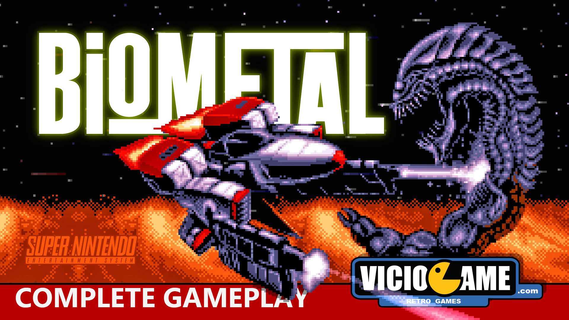 🎮 BioMetal (Super Nintendo) Complete Gameplay – VICIOGAME
