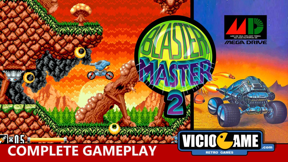 🎮 Blaster Master 2 (Mega Drive) Complete Gameplay – VICIOGAME