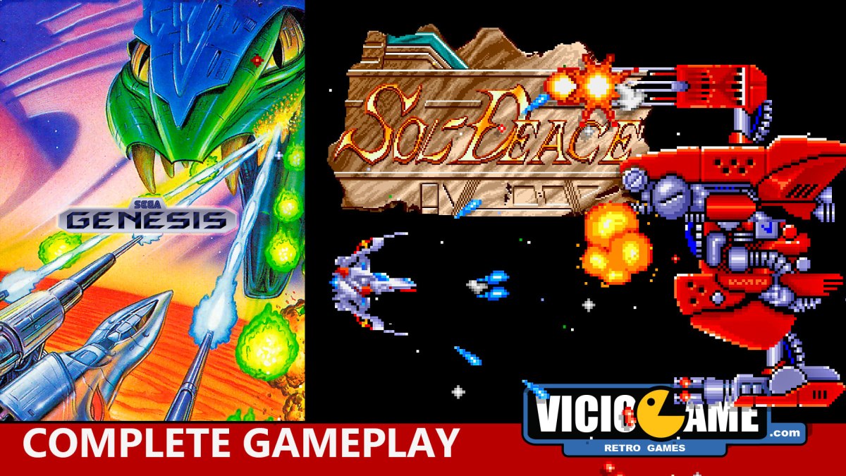 🎮 Sol-Deace (Mega Drive) Complete Gameplay – VICIOGAME