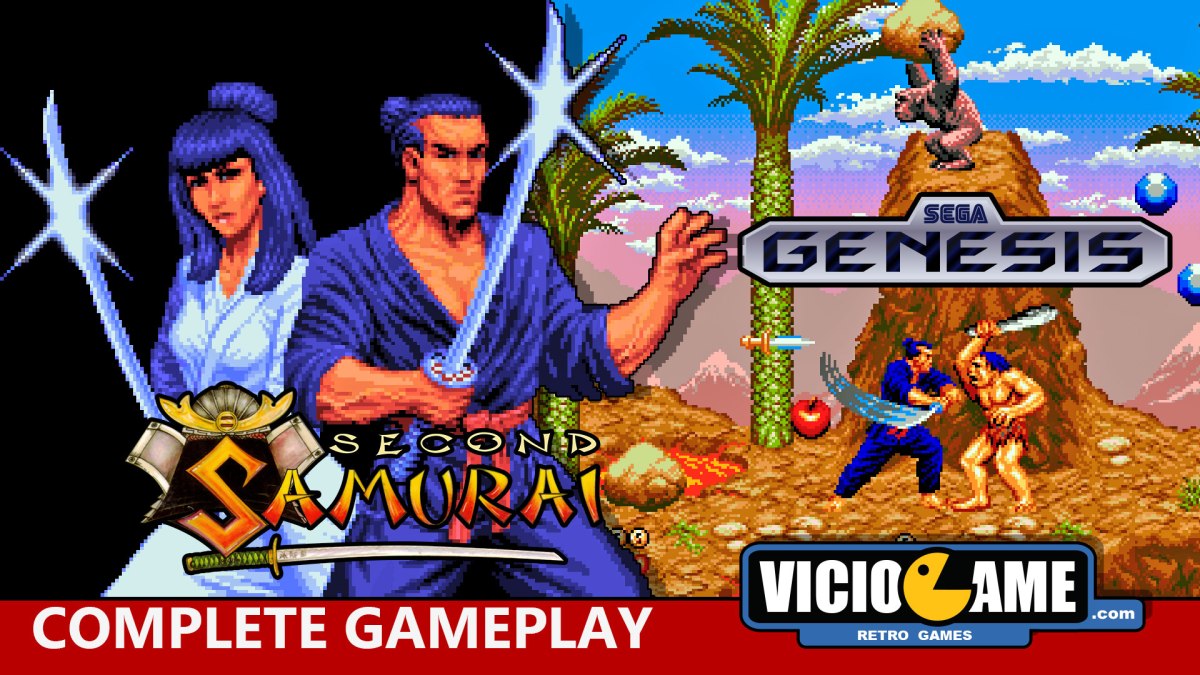 🎮 The Second Samurai (Mega Drive) Complete Gameplay – VICIOGAME