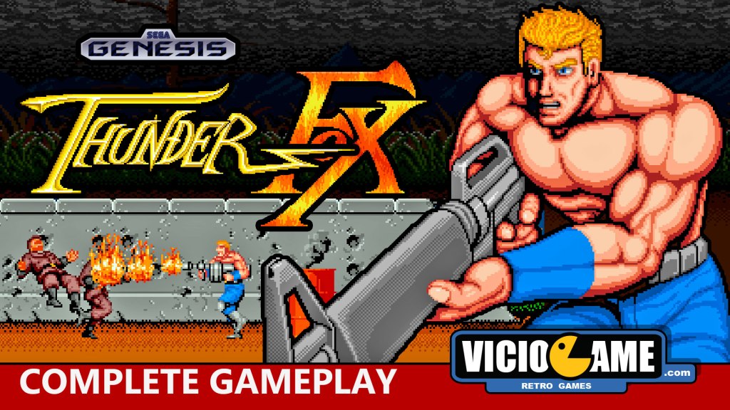 🎮 Thunder Fox (Mega Drive) Complete Gameplay – VICIOGAME