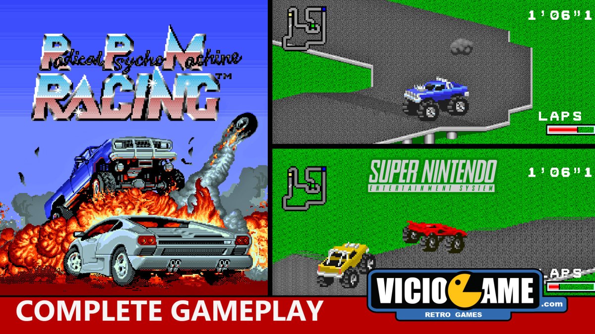 🎮 R. P. M. Racing (Super Nintendo) Complete Gameplay – VICIOGAME