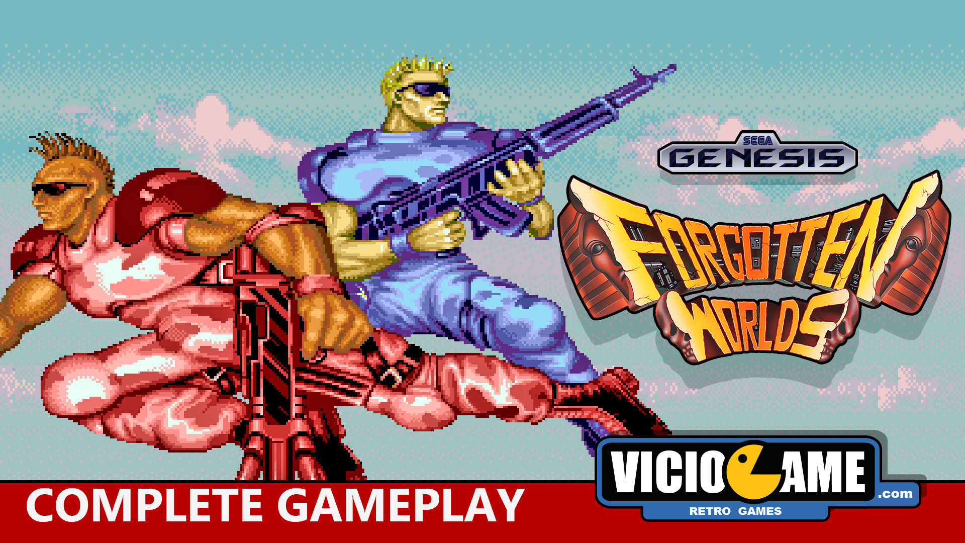 🎮 Forgotten Worlds (Mega Drive) Complete Gameplay – VICIOGAME
