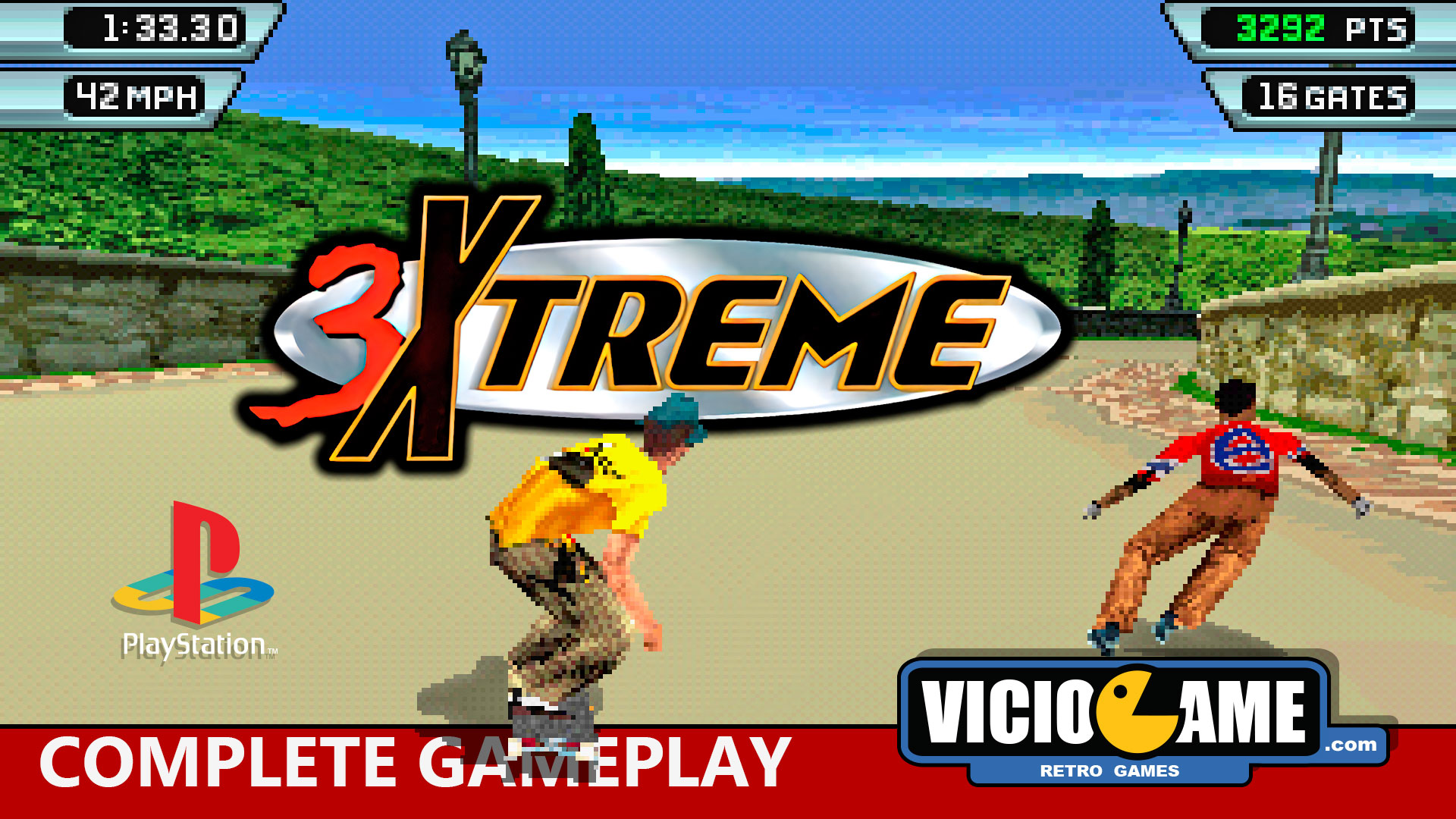 🎮 3Xtreme (Playstation) Complete Gameplay – VICIOGAME