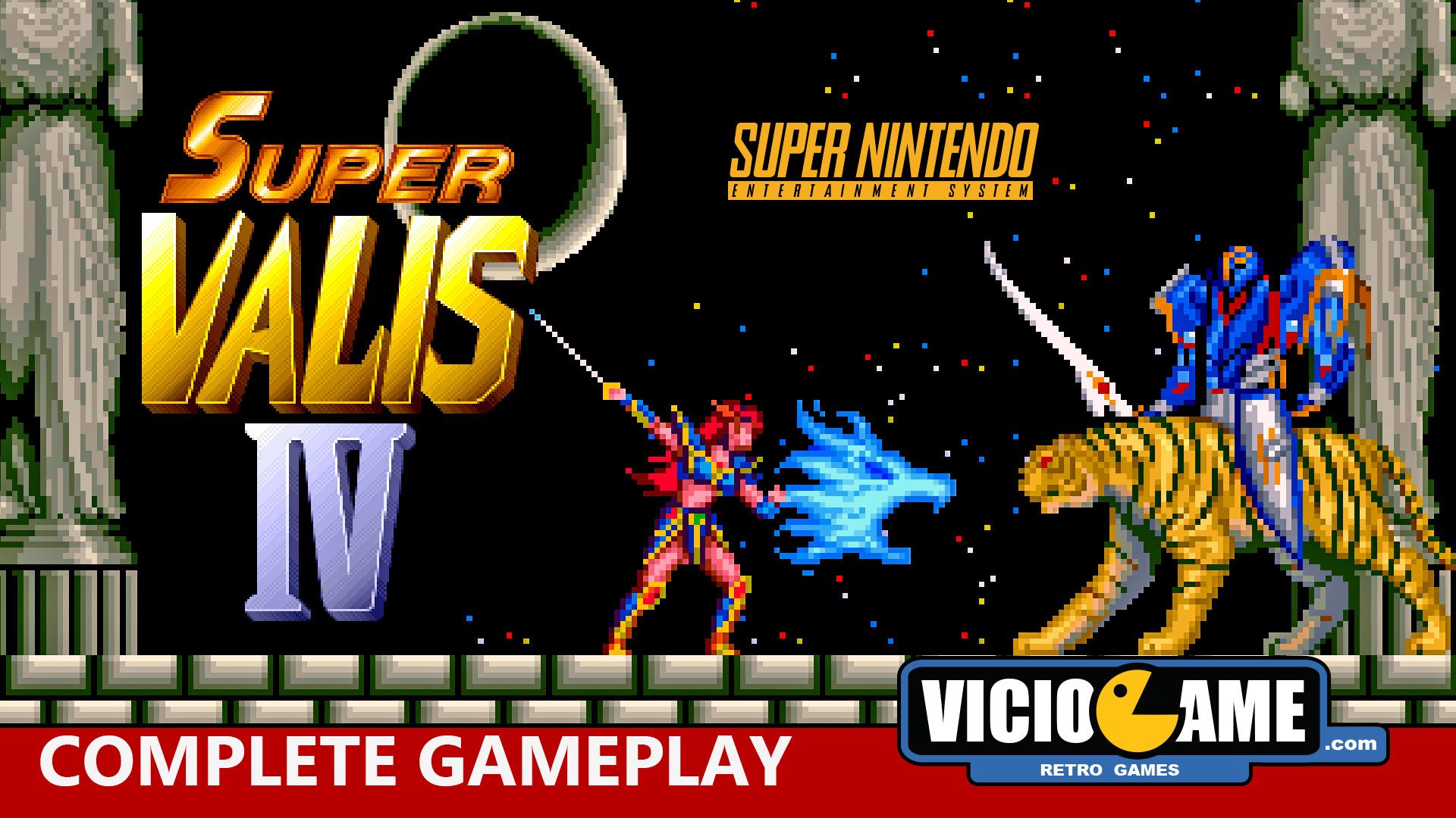 🎮 Super Valis IV (Super Nintendo) Complete Gameplay – VICIOGAME