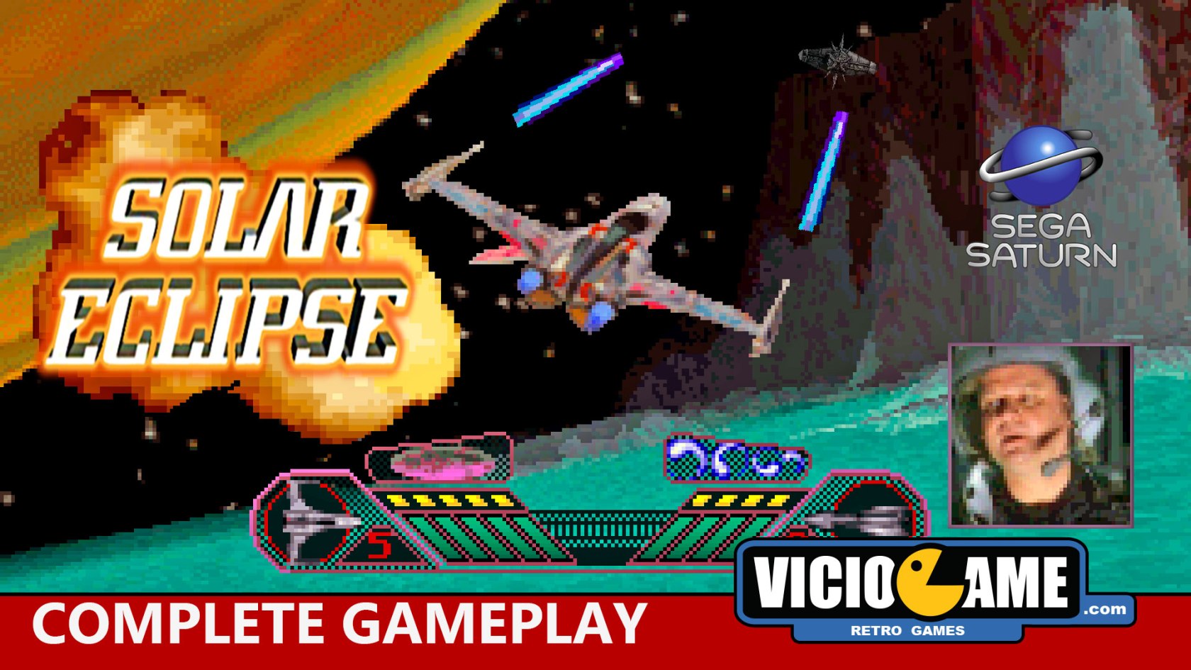 🎮 Solar Eclipse (Sega Saturn) Complete Gameplay – VICIOGAME