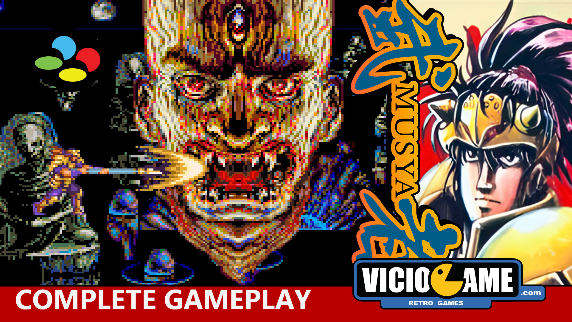 🎮 Musya (Super Nintendo) Complete Gameplay – VICIOGAME
