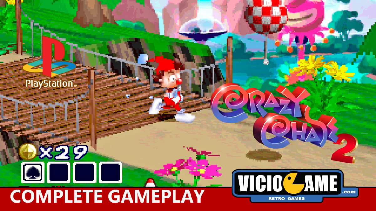 🎮 Kid Clown in Crazy Chase 2 (Playstation) Complete Gameplay – VICIOGAME