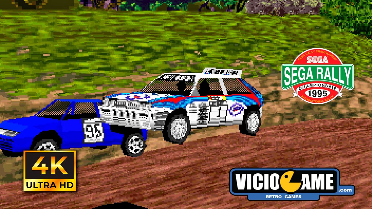 🎮 Sega Rally (Sega Saturn) 4K 60 FPS Complete Gameplay – VICIOGAME