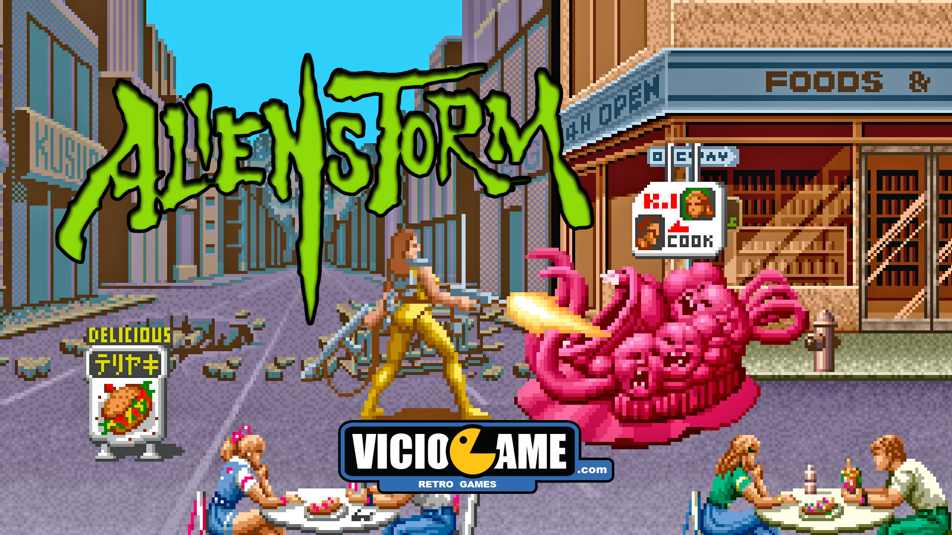 🎮 Alien Storm (Arcade) Complete Gameplay – VICIOGAME
