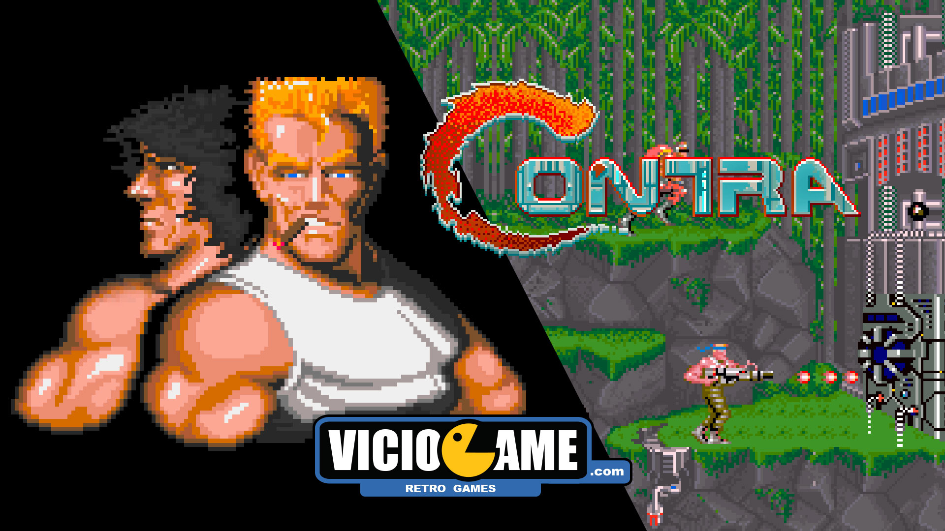 🎮 Contra (Arcade) Complete Gameplay – VICIOGAME