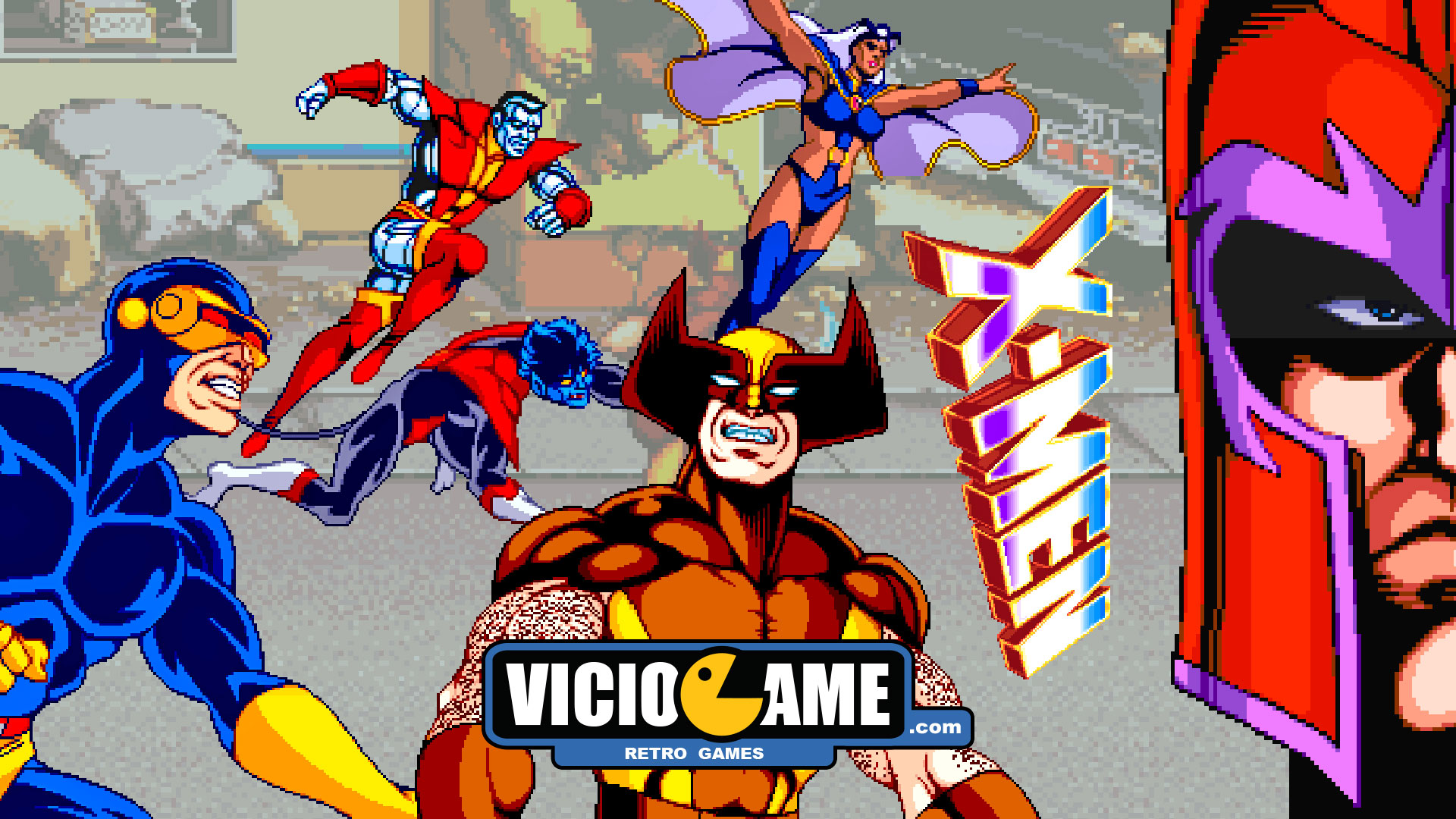 🎮 X-Men (Arcade) Complete Gameplay – VICIOGAME