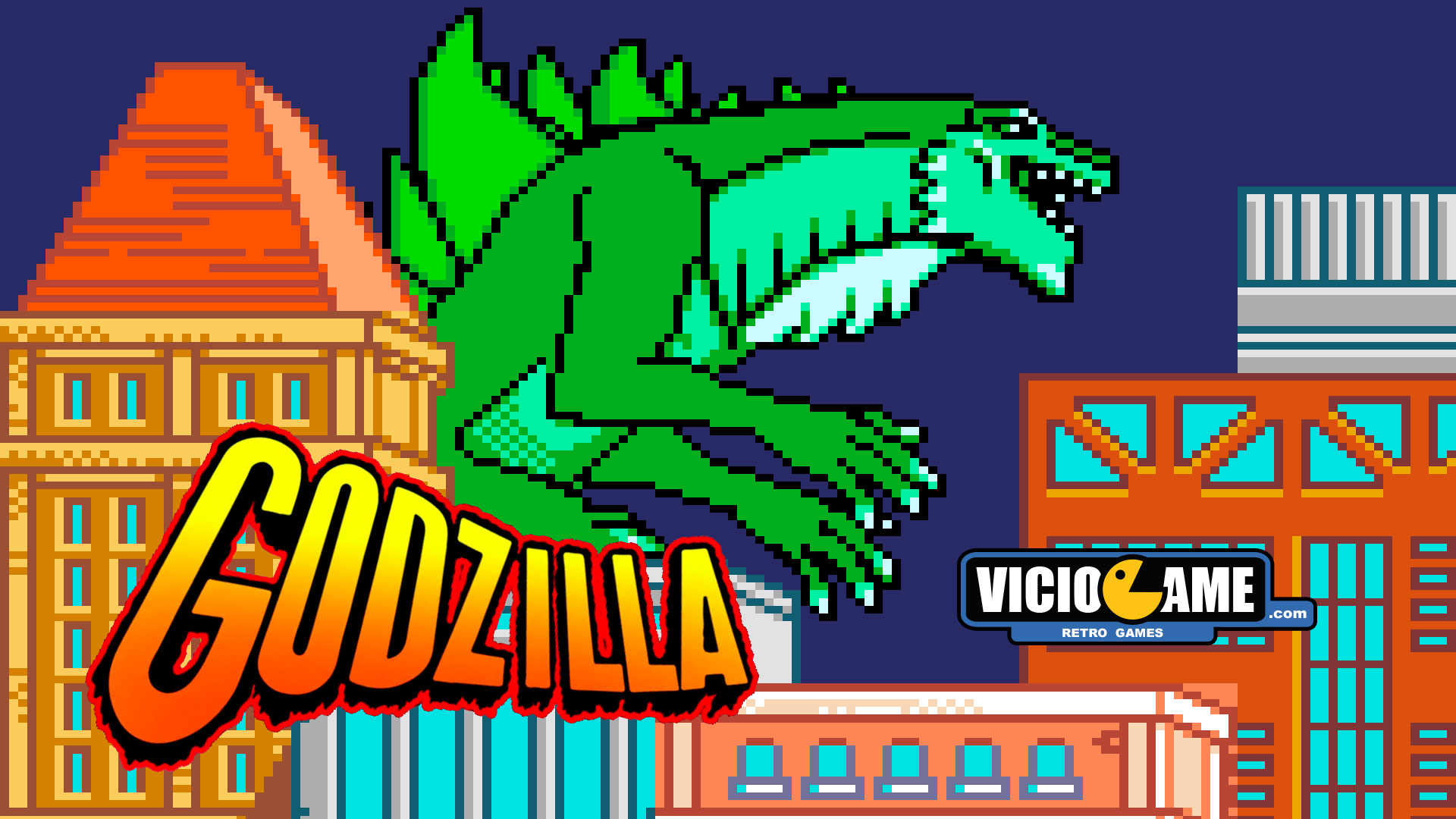 🎮 Godzilla (Game Boy Color) Complete Gameplay – VICIOGAME