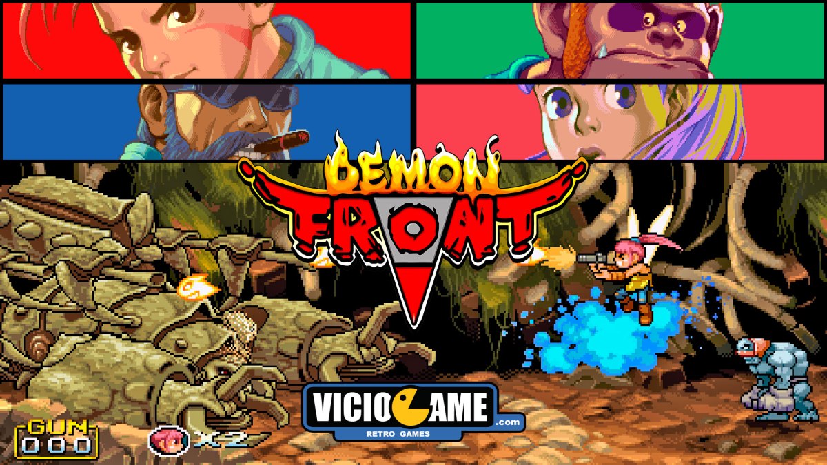 🎮 Demon Front (Arcade) Complete Gameplay – VICIOGAME