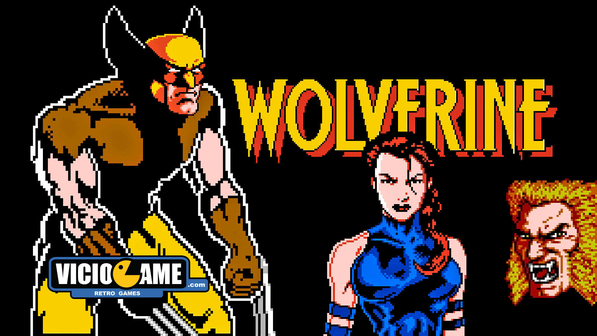 🎮 Wolverine (Nintendo) Complete Gameplay – VICIOGAME