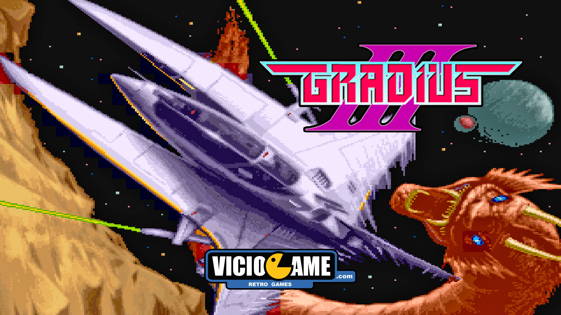 Gradius 3 (Arcade) Complete Gameplay – VICIOGAME