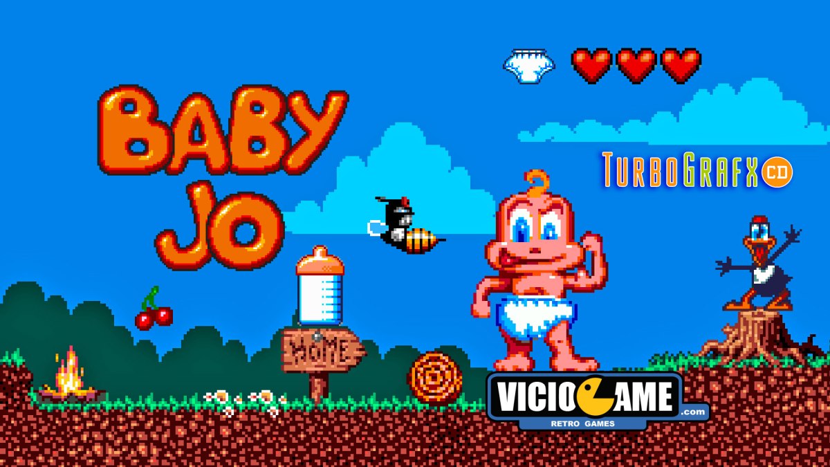 Baby Jo in Going Home (TurboGrafx-CD) Complete Gameplay – VICIOGAME