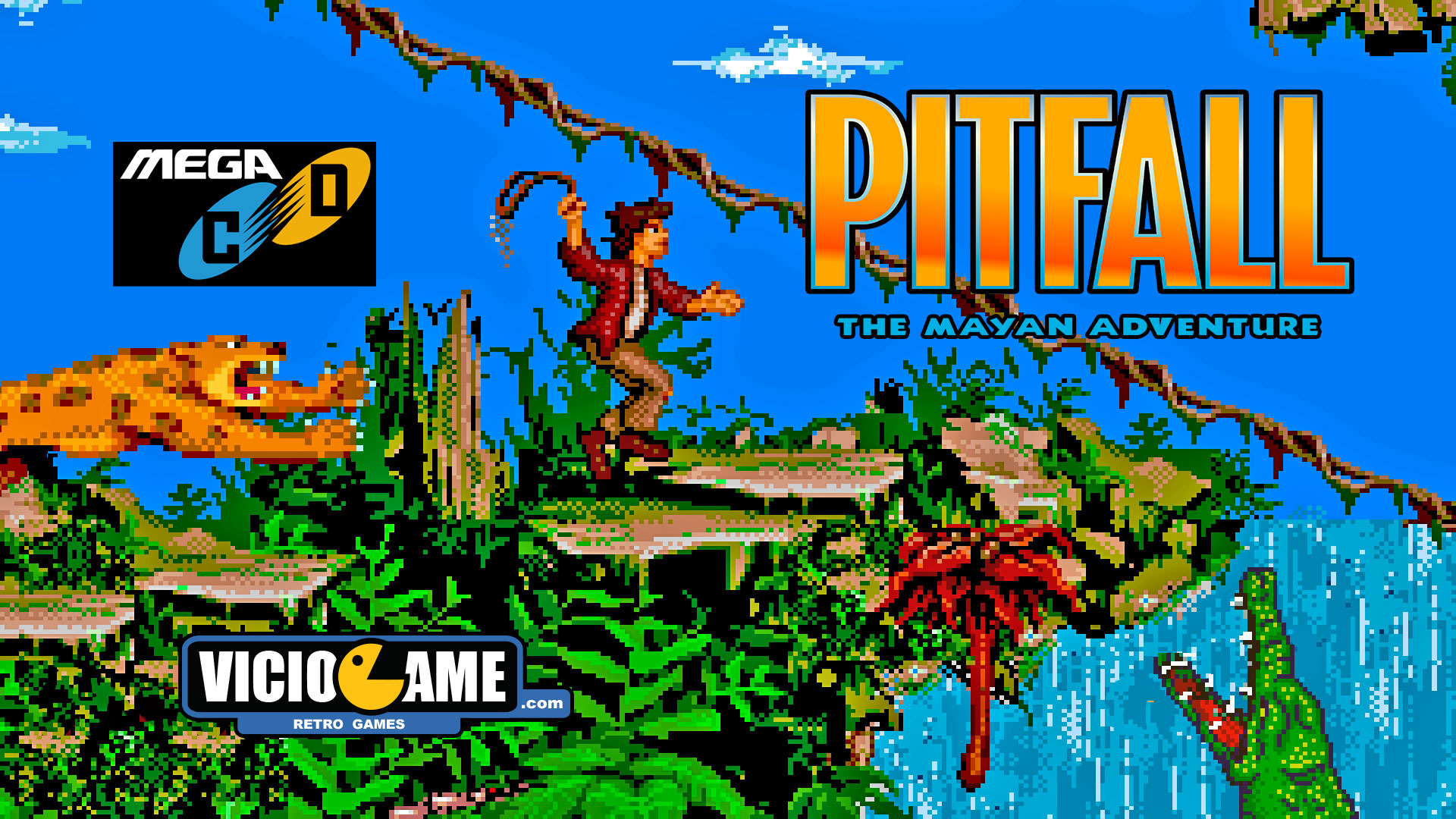 Pitfall: The Mayan Adventure (Sega CD) Complete Gameplay – VICIOGAME