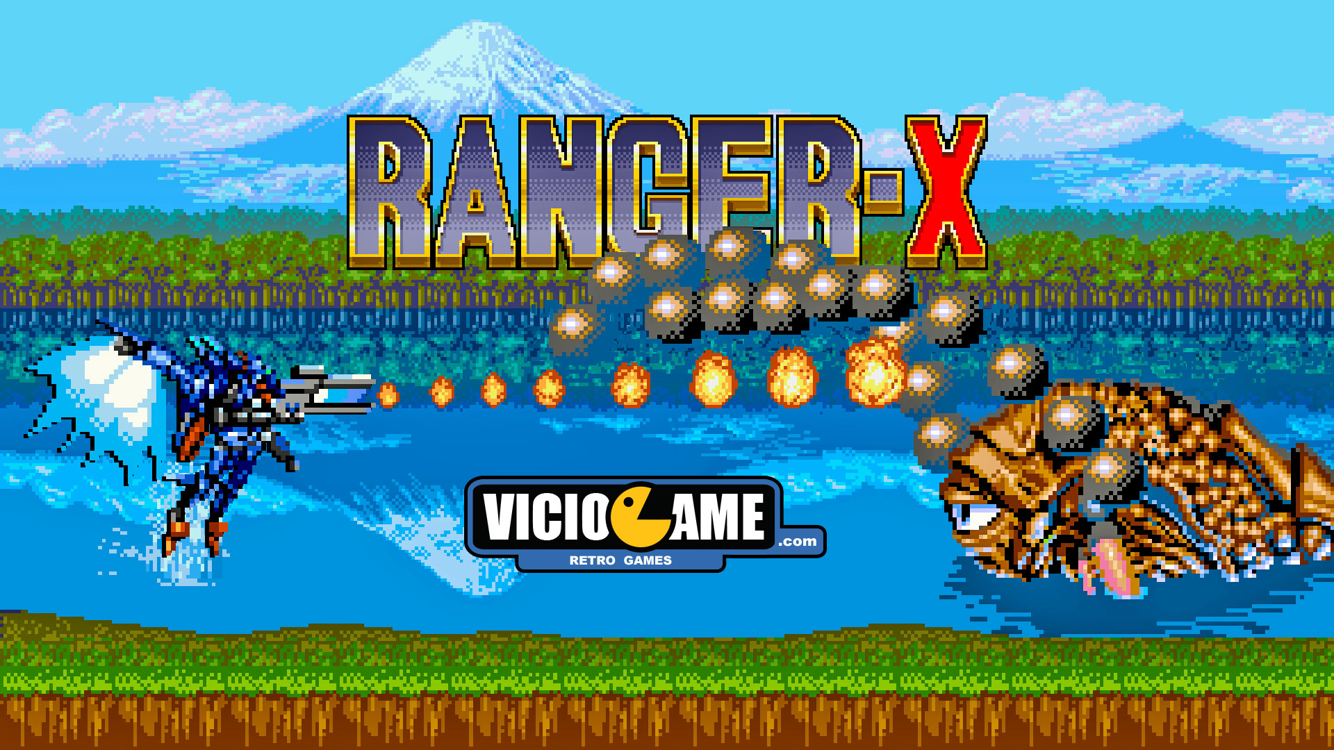 Ranger-X (Sega Genesis) Complete Gameplay – VICIOGAME