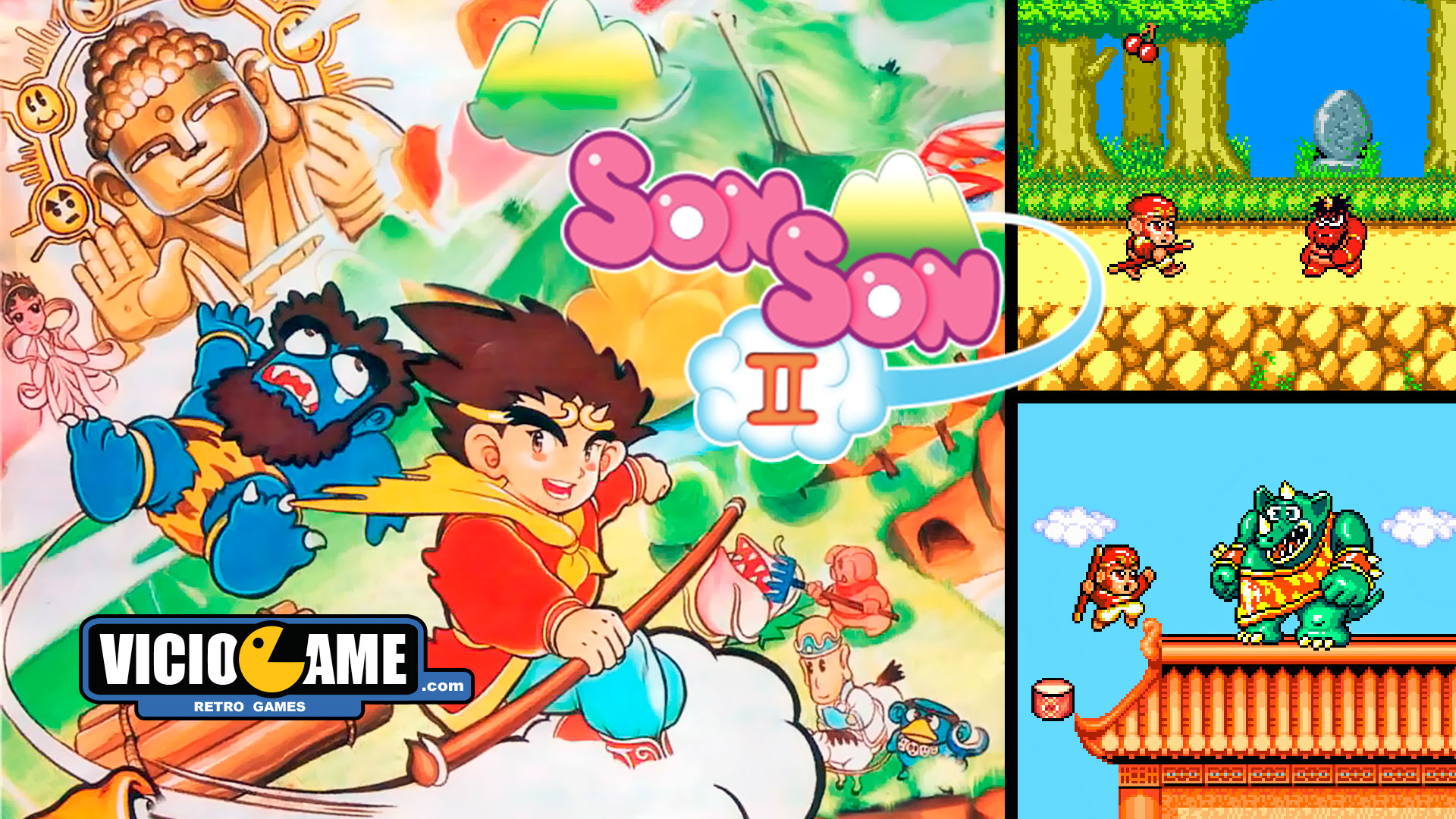 SonSon II (TurboGrafx-16) Complete Gameplay – VICIOGAME