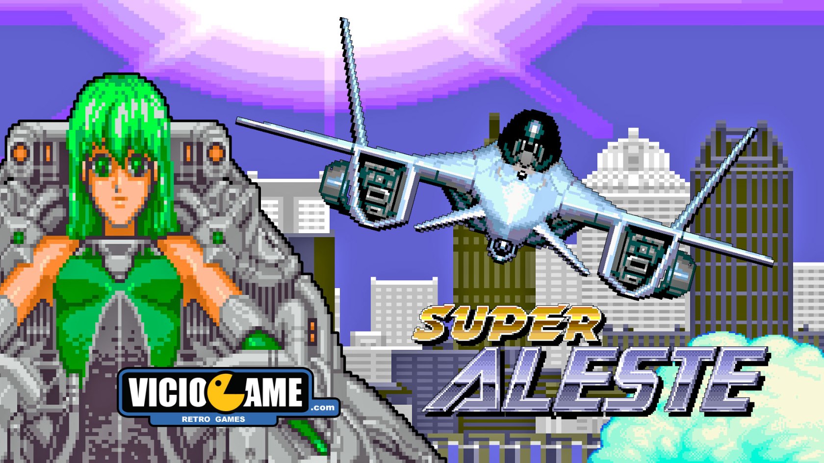 Super Aleste (Super Nintendo) Complete Gameplay – VICIOGAME