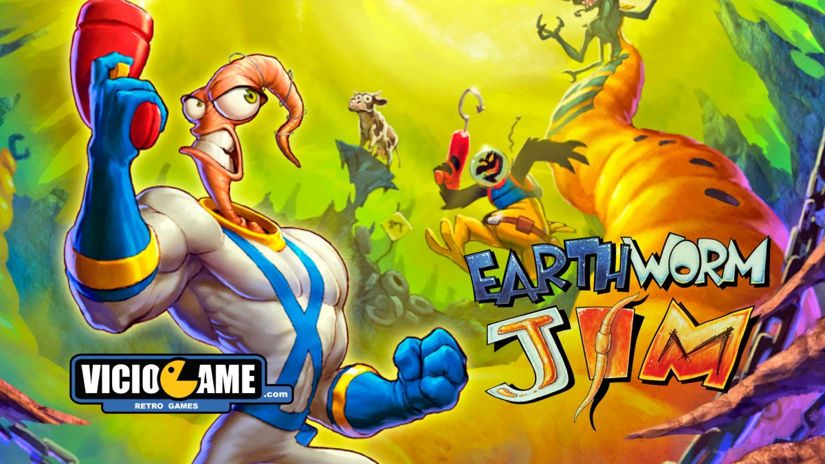 Earthworm Jim (Sega Genesis) Complete Gameplay – VICIOGAME