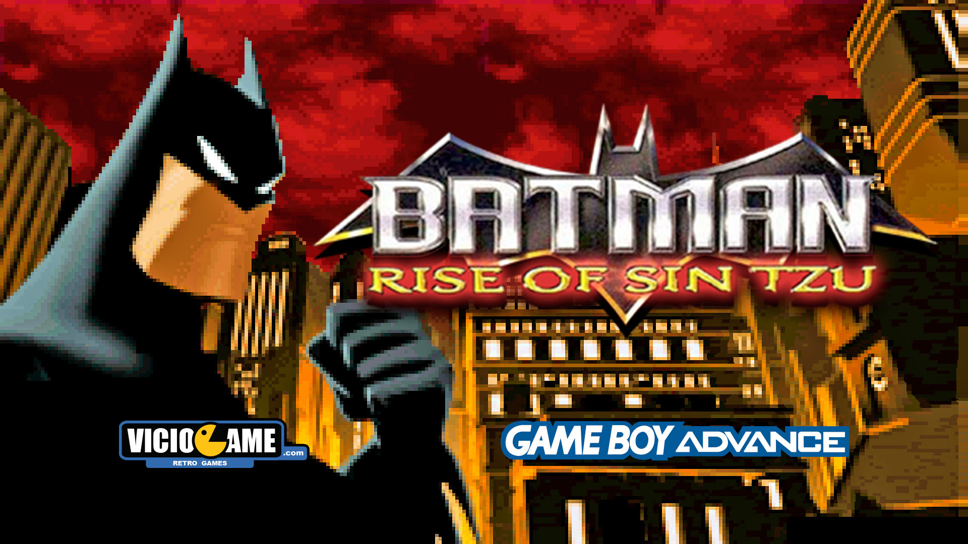 Batman: Rise of Sin Tzu (Game Boy Advance) Complete Gameplay – VICIOGAME