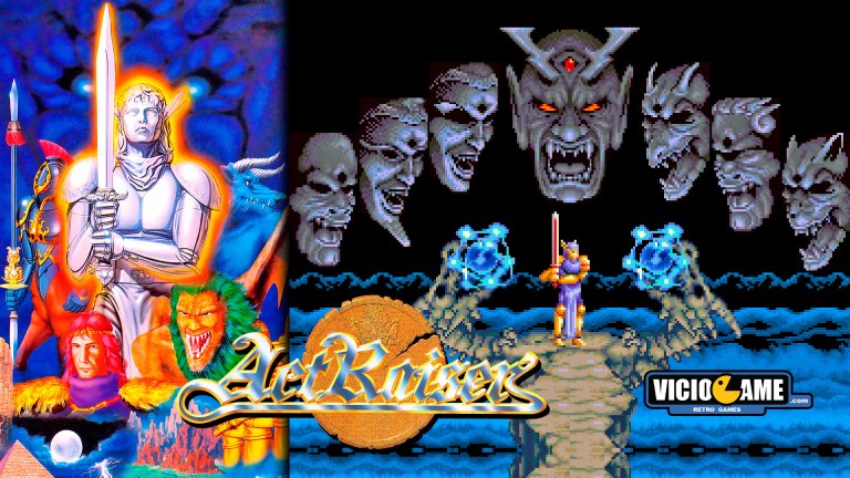 ActRaiser Arcade (Super Nintendo) Complete Gameplay – VICIOGAME