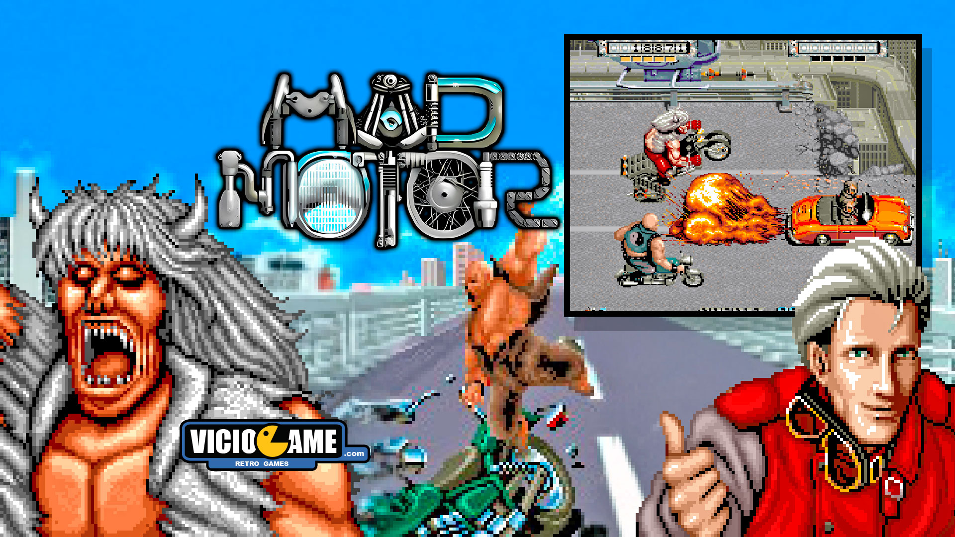 Mad Motor (Arcade) Complete Gameplay – VICIOGAME