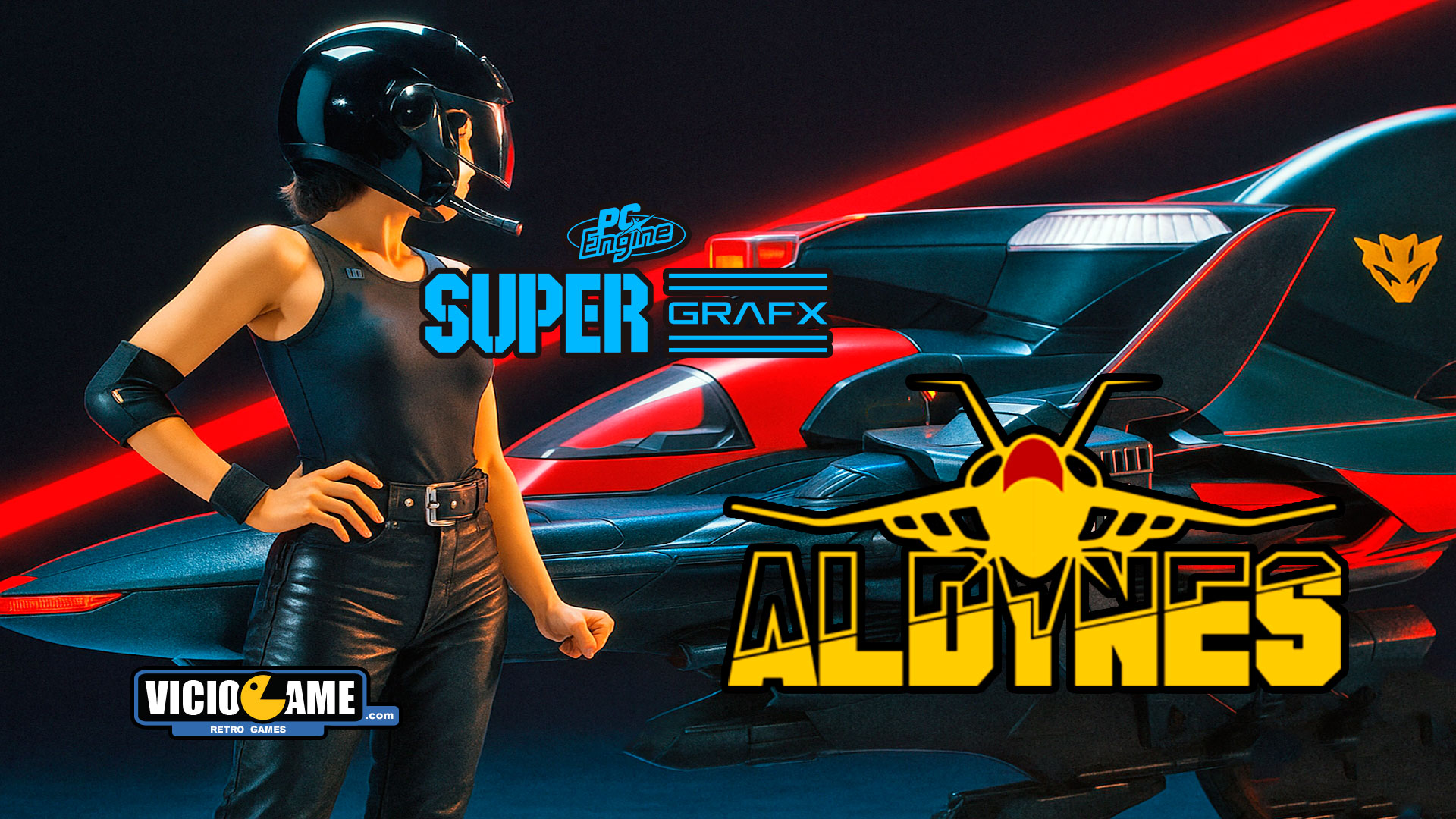 Aldynes (PC Engine SuperGrafx) Complete Gameplay – VICIOGAME