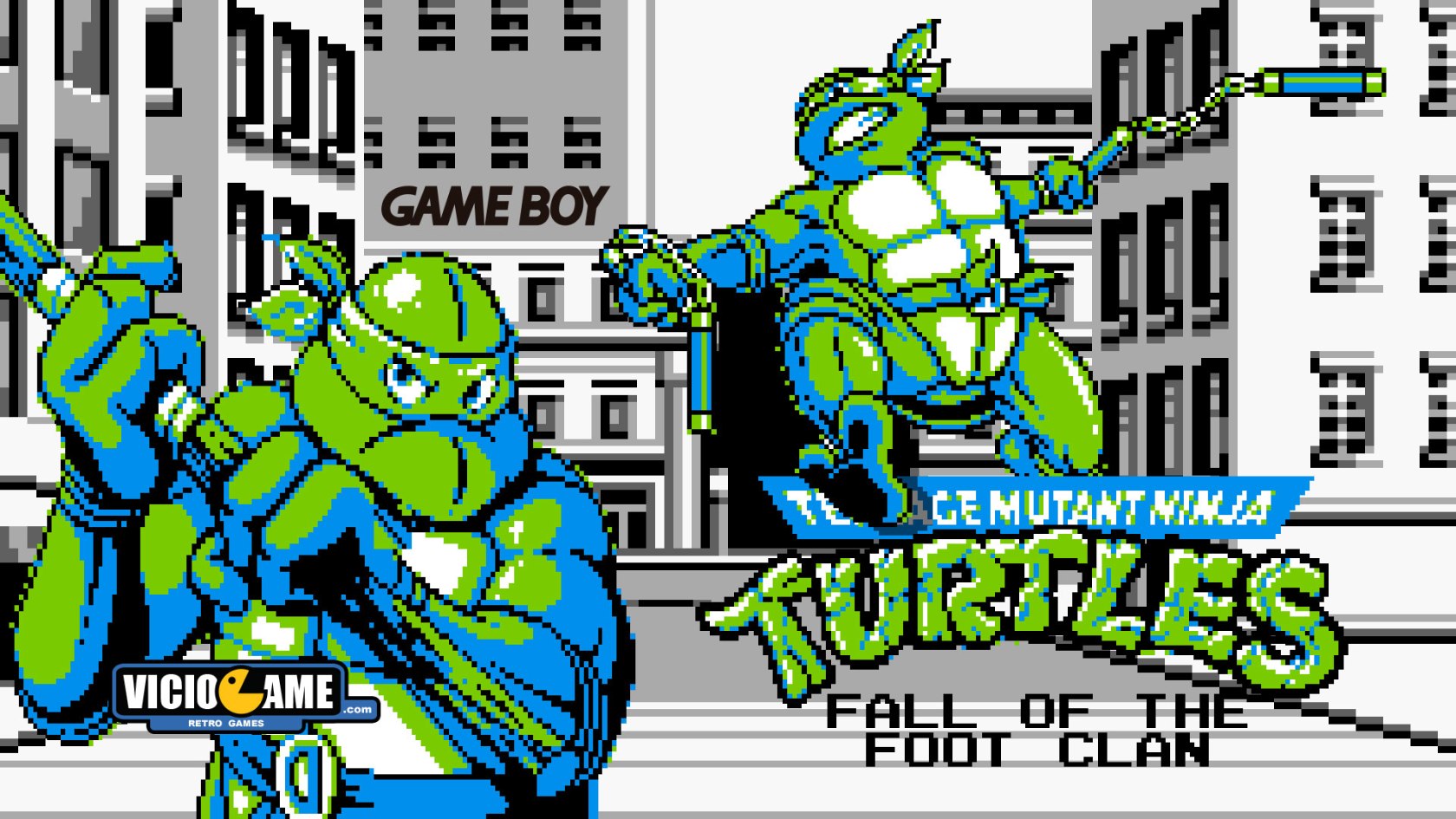 Teenage Mutant Ninja Turtles: Fall of the Foot Clan (Game Boy) – VICIOGAME